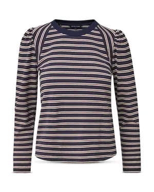 Veronica Beard Mason Cotton Blend Baseball Tee