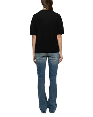 Zadig&Voltaire Idaz Cp Heart Jacquard Cashmere Tee
