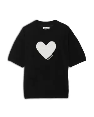 Zadig&Voltaire Idaz Cp Heart Jacquard Cashmere Tee