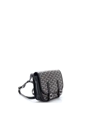 Goyard Pm Belvedere Messenger Bag Coated Canvas With Leather