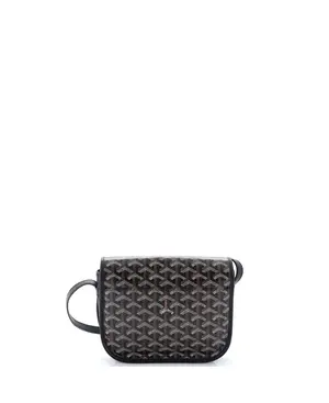 Goyard Pm Belvedere Messenger Bag Coated Canvas With Leather