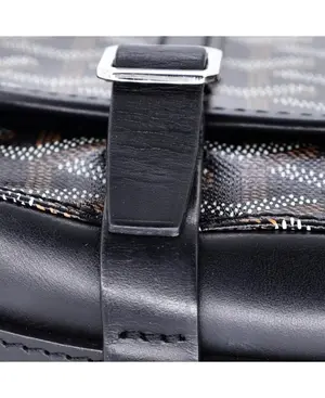 Goyard Pm Belvedere Messenger Bag Coated Canvas With Leather
