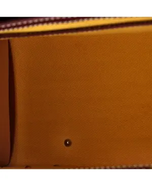 Goyard Pm Saigon Top Handle Bag Coated Canvas With Leather