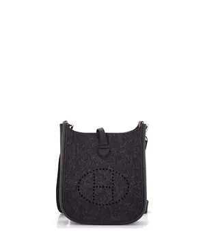 Hermès Tpm Evelyne Bag Gen Iii Felt Black
