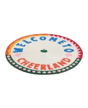 ZSA ZSA ZSU Dadri Beadded Placemat Cheerland. 14 X 14