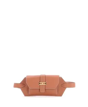 Hermès Elan Pocket 24 Belt Bag Swift Brown