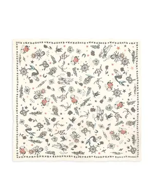 Zadig&Voltaire Kerry Tattoo Scarf - Flash