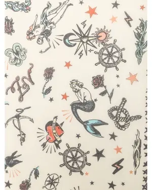 Zadig&Voltaire Kerry Tattoo Scarf