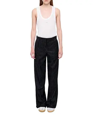 Zadig&Voltaire Panol Tailored Pinstripe Pants - Anthracite