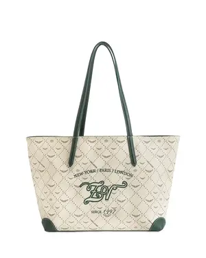 Zadig&Voltaire Z Shopper Monogram Coated Canvas Tote Bag - Flash