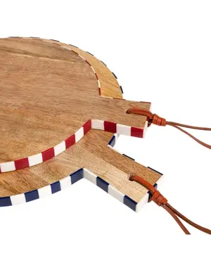 ZSA ZSA ZSU Nohar Mango Wood Serving Board, 12 X 9