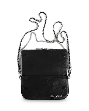 Zadig&Voltaire Rock Mini Arty Tag Leather Shoulder Bag
