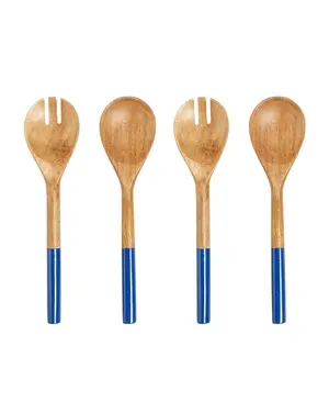 ZSA ZSA ZSU Lakri Mango Tree Salad Spoon Set Of 2, 10 X 2.7 X 0.7 - Brown