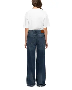 Zadig&Voltaire Eli High Rise Wide Leg Jeans