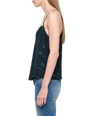 Zadig&Voltaire Cespa Jacquard Horses Silk Camisole