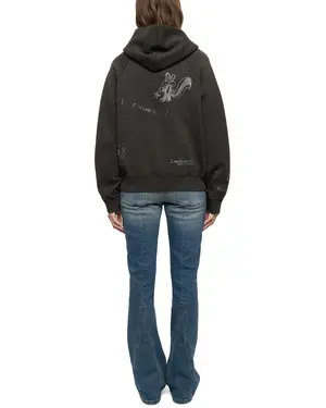 Zadig&Voltaire Embellished Cotton Hoodie