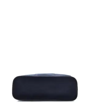 Hermès 39 Cabag Elan Toile And Leather - Blue/ Blue/ Brown