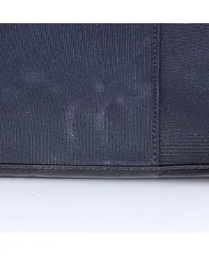 Hermès 39 Cabag Elan Toile And Leather - Blue/ Blue/ Brown