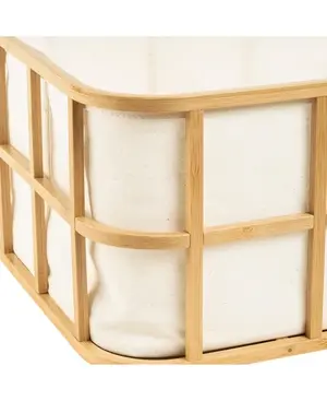 ZSA ZSA ZSU Dali Bamboo Basket, 17 X 13 X 8