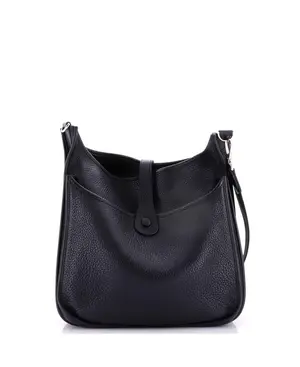 Hermès Gm Evelyne Bag Gen Iii Clemence - Black