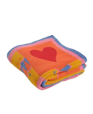 ZSA ZSA ZSU Moda Jacquard Knitted Throw Cheerland, 51 X 67