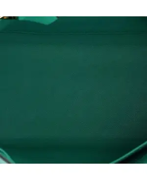 Hermès Kelly 25 Handbag Green Swift With Gold Hardware - Vert Verone