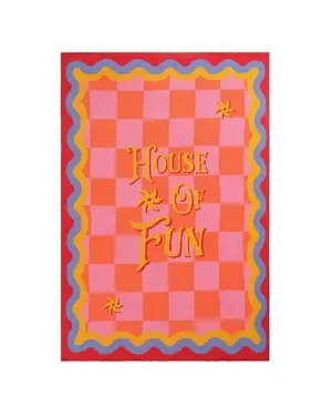 ZSA ZSA ZSU Moda Jacquard Knitted Throw Fun Blanket, 51 X 67