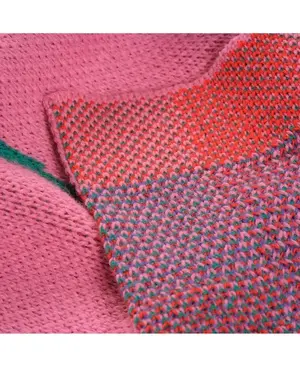 ZSA ZSA ZSU Moda Jacquard Knitted Throw Fun Blanket, 51 X 67