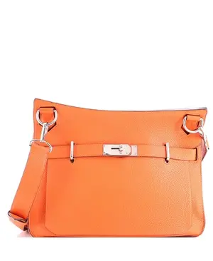 Hermès 34 Jypsiere Bag Clemence - Orange