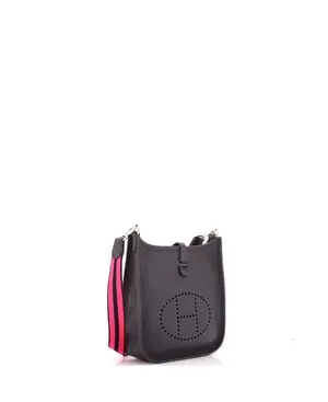 Hermès Tpm Evelyne Bag Gen Iii Clemence - Blue