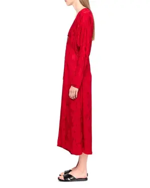 Zadig&Voltaire Rouna Jacquard Horses Silk Dress