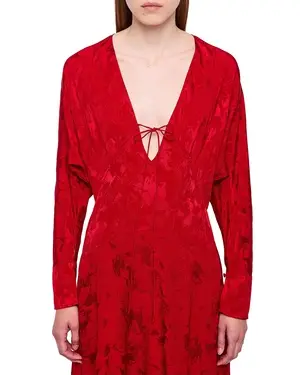 Zadig&Voltaire Rouna Jacquard Horses Silk Dress