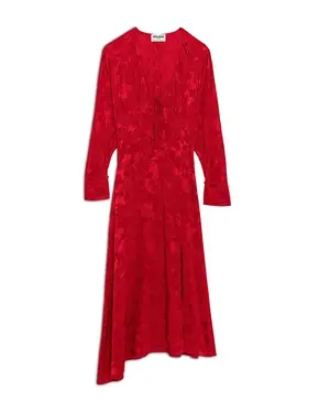 Zadig&Voltaire Rouna Jacquard Horses Silk Dress