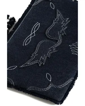 Zadig&Voltaire Angel Western Denim Pochette
