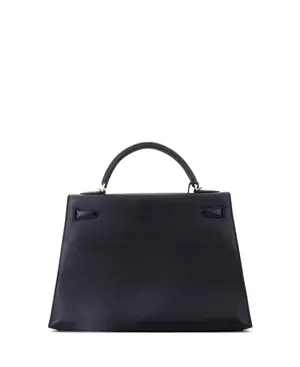 Hermès Kelly 32 Handbag Black Epsom With Gold Hardware