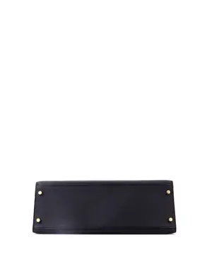 Hermès Kelly 32 Handbag Black Epsom With Gold Hardware