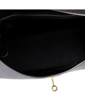 Hermès Kelly 32 Handbag Black Epsom With Gold Hardware