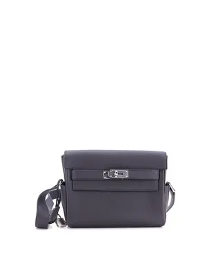 Hermès Pm Kelly Messenger Bag Togo - Black