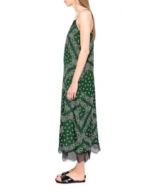 Zadig&Voltaire Respa Bandana Print Silk Dress