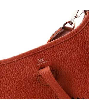 Hermès Tpm Evelyne Bag Gen Iii Clemence - Orange