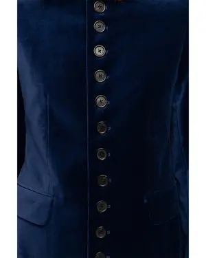 Zadig&Voltaire Vallo Velvet Blazer - Marine