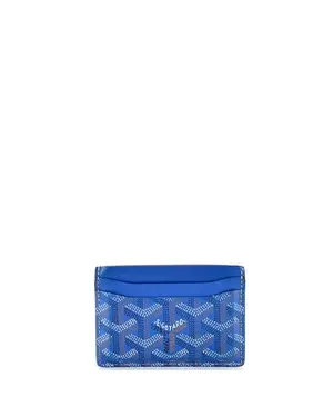 Goyard Saint Sulpice Card Holder Coated Canvas - Blue
