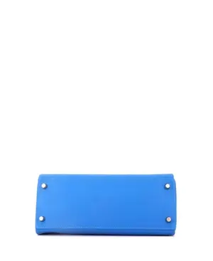 Hermès Kelly 28 Handbag Blue Evercolor With Gold Hardware - Bleu Hydra