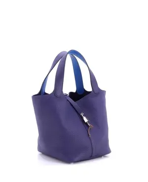 Hermès Mm Eclat Picotin Lock Bag Clemence