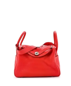 Hermès 30 Lindy Bag Clemence - Red
