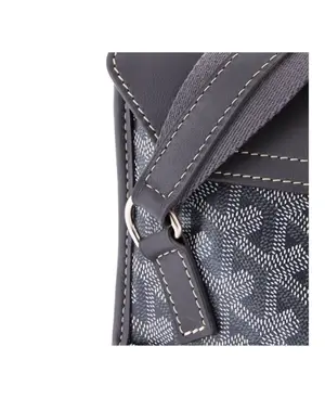 Goyard Coursier Messenger Bag Coated Canvas And Leather