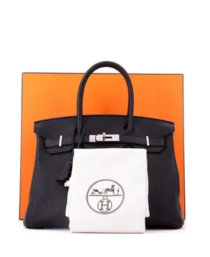 Hermès Birkin 30 Handbag Black Togo With Palladium Hardware - Noir