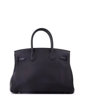 Hermès Birkin 30 Handbag Black Togo With Palladium Hardware - Noir