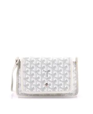 Goyard Plumet Clutch Wallet Coated Canvas - White