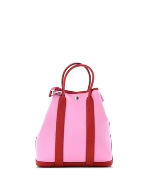 Hermès 28 Garden File Tote Toile And Leather